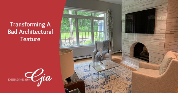 Transforming A Bad Architectural Feature | Designs by Gia