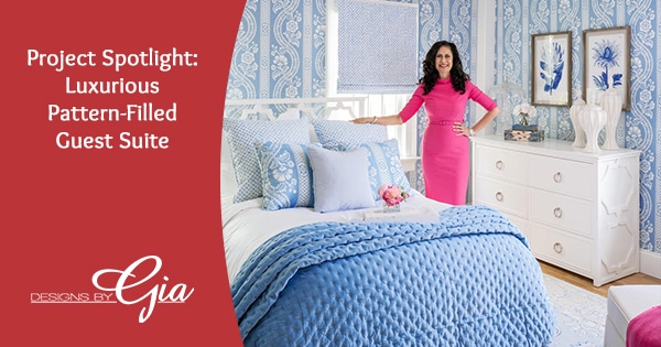One Of Our Recent Projects-A Luxurious Pattern Filled Guest Suite ...